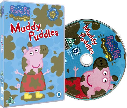 Świnka Peppa, Peppa Pig - 'Muddy Puddles', DVD Kertas Świnka Peppa, Peppa Pig - 'Muddy Puddles', DVD Kertas