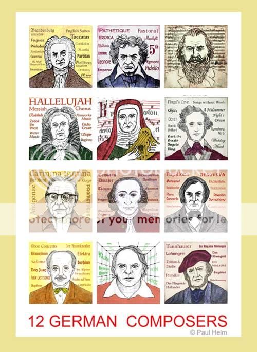 German Composers (picture click) Quiz - By NJSB