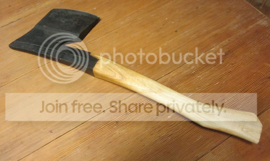 Finnish broad axe, new haft and hang | BladeForums.com